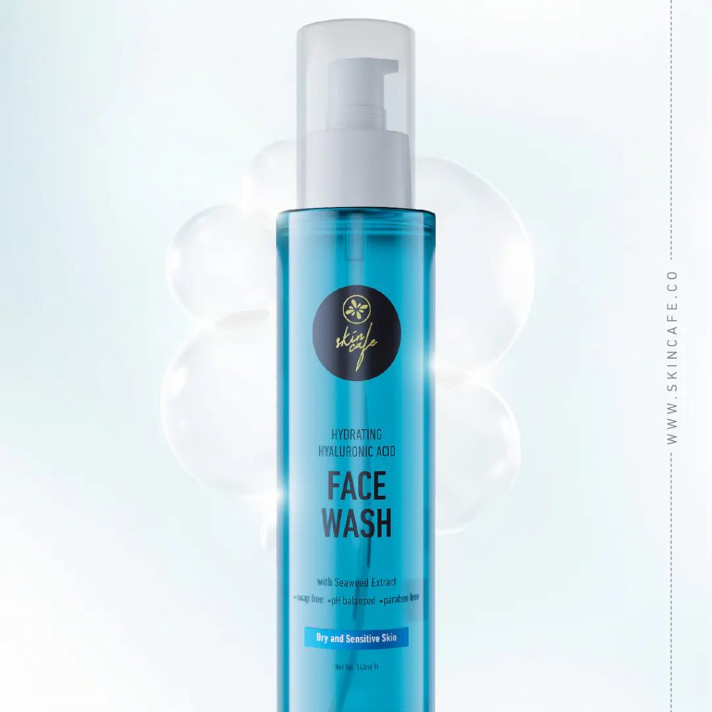 Skin Cafe Hydrating Hyaluronic Acid Face Wash with Seaweed Extract ...